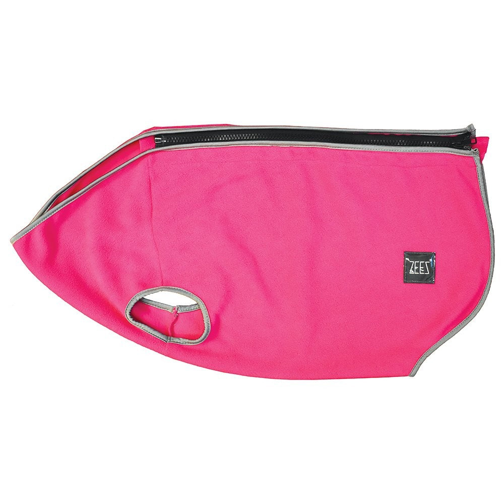 Zeez Dog Vest Cozy Fleece Ruby Pink