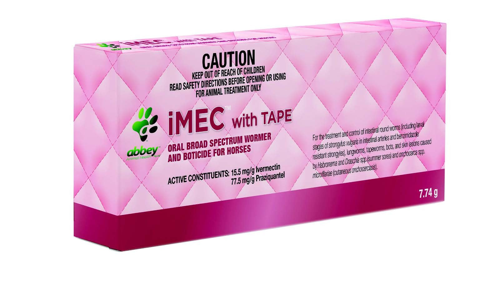 Abbey Labs Imec Wormer & Boticide & Tapeworm 7.74gm