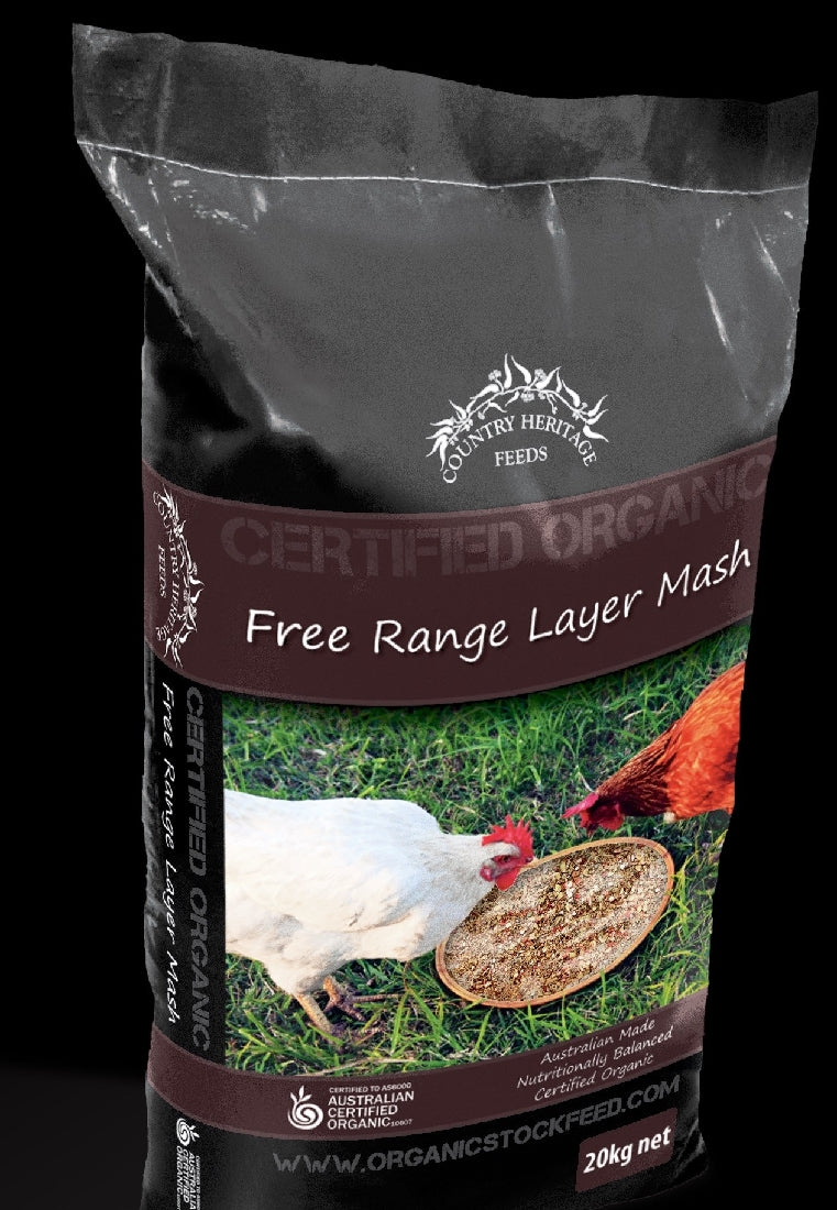 Country Heritage Organic Free Range Layer Mash 20kg