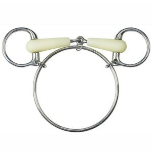 Dexter Race Bit Large Ring Jointed Happy Mouth 12.5cm 5.0"