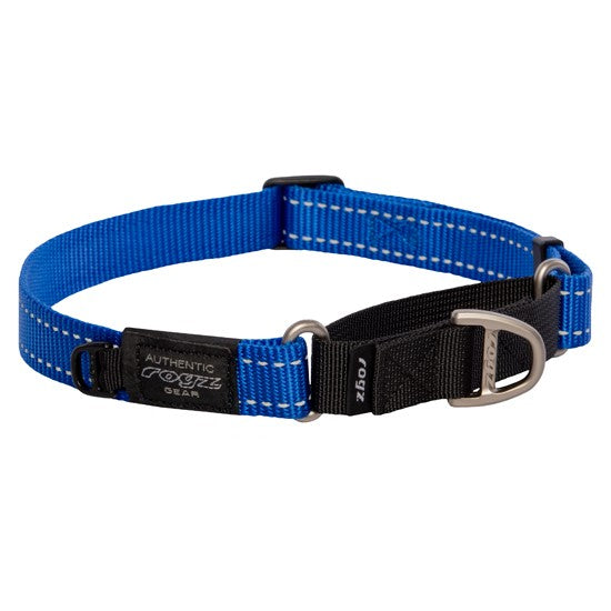 Rogz Dog Collar Control Web Blue