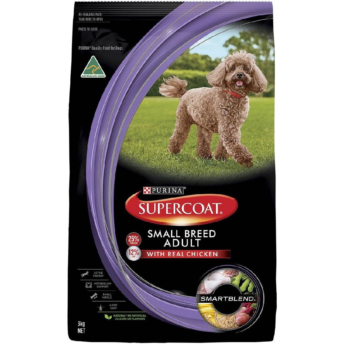 Supercoat Purina Dog Adult Small Chicken 2.8kg